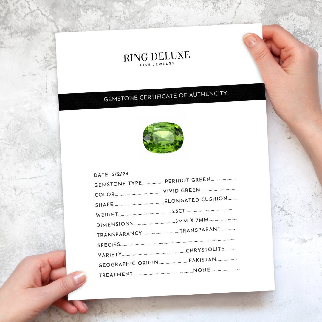 Gemstone Certificate of Authenticity Template: Jewelry Business Canva ...