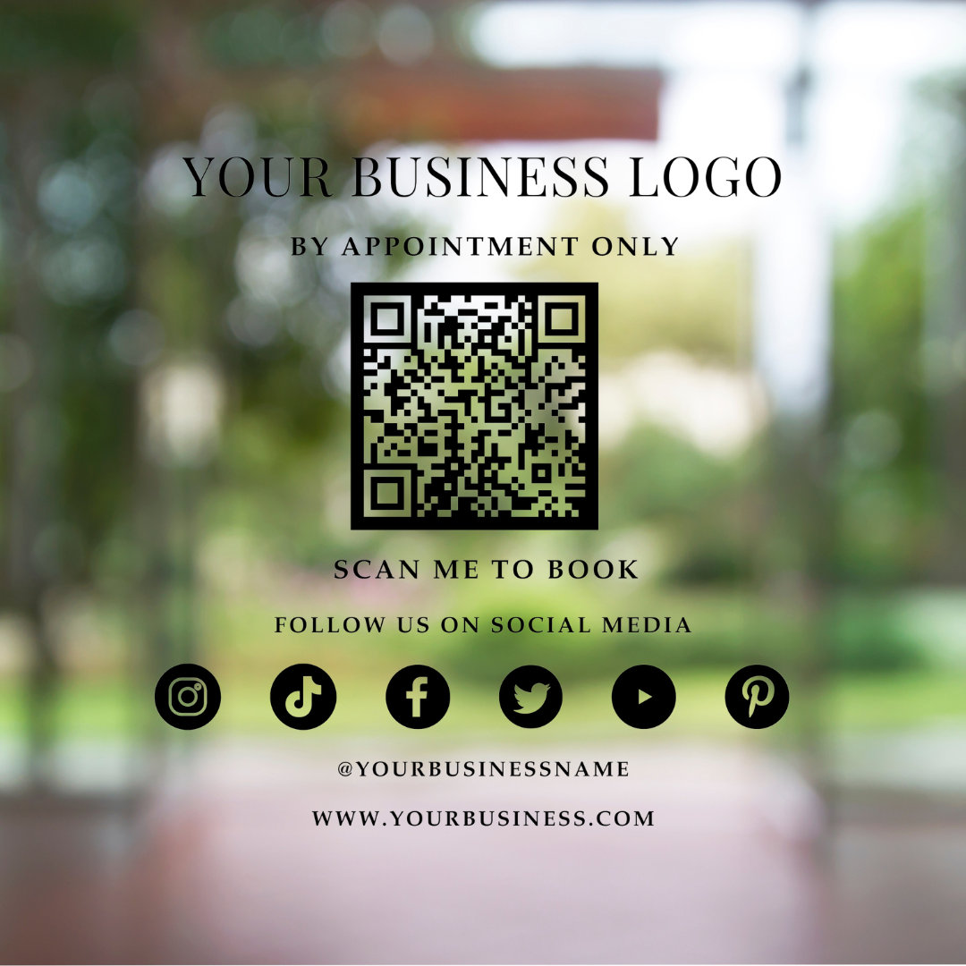 Custom Scan QR to Book Sign .svg File, Custom Business Door Business ...