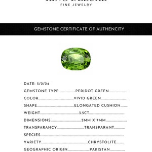 Gemstone Certificate of Authenticity Template: Jewelry Business Canva ...