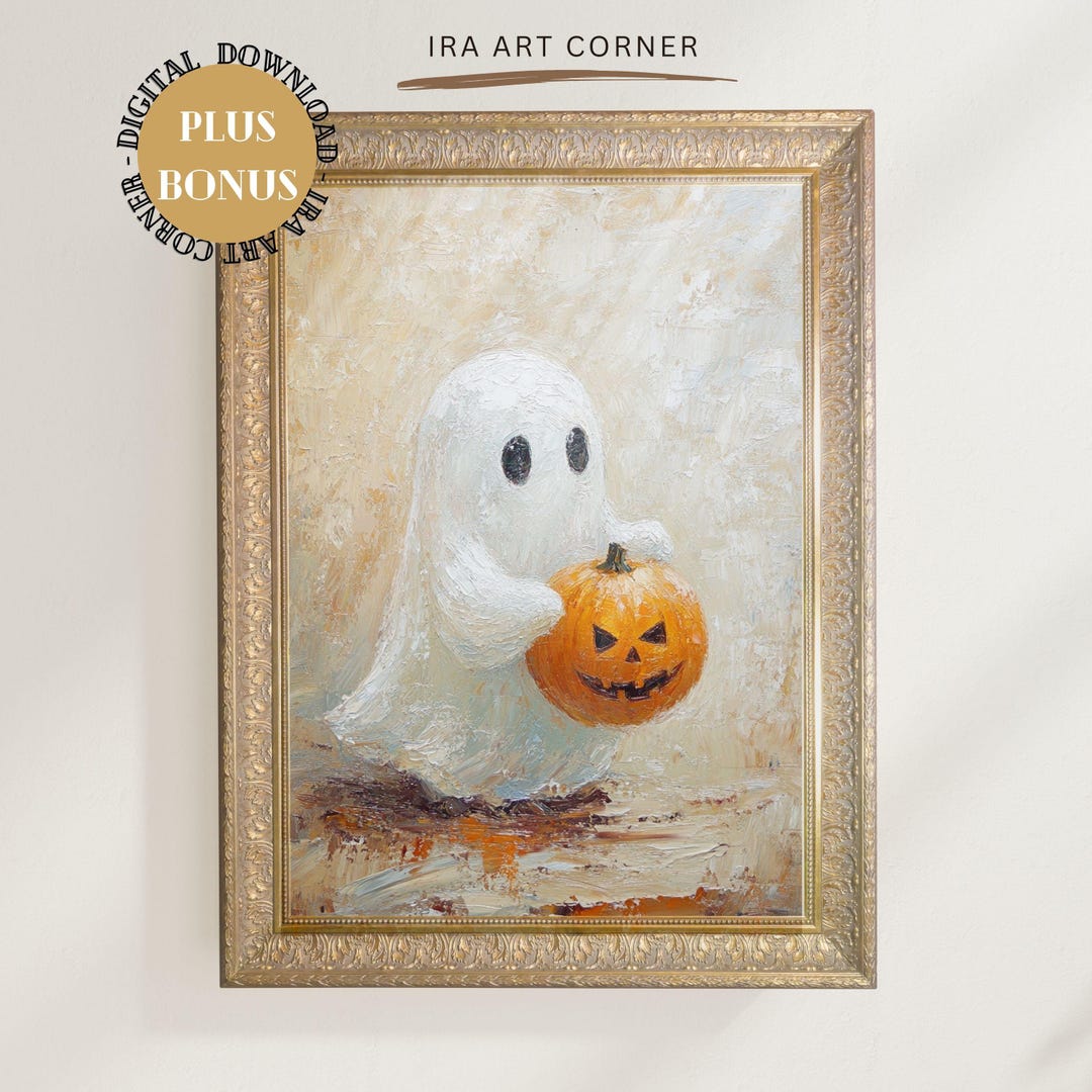 Vintage Fall Print Printable Wall Art Downloadable Spooky Halloween ...