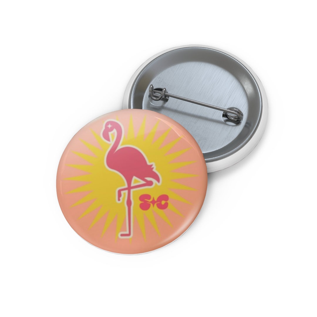 Space Camp Flamingo Pin Button Nick Sturniolo Sturniolo Triplets Space ...