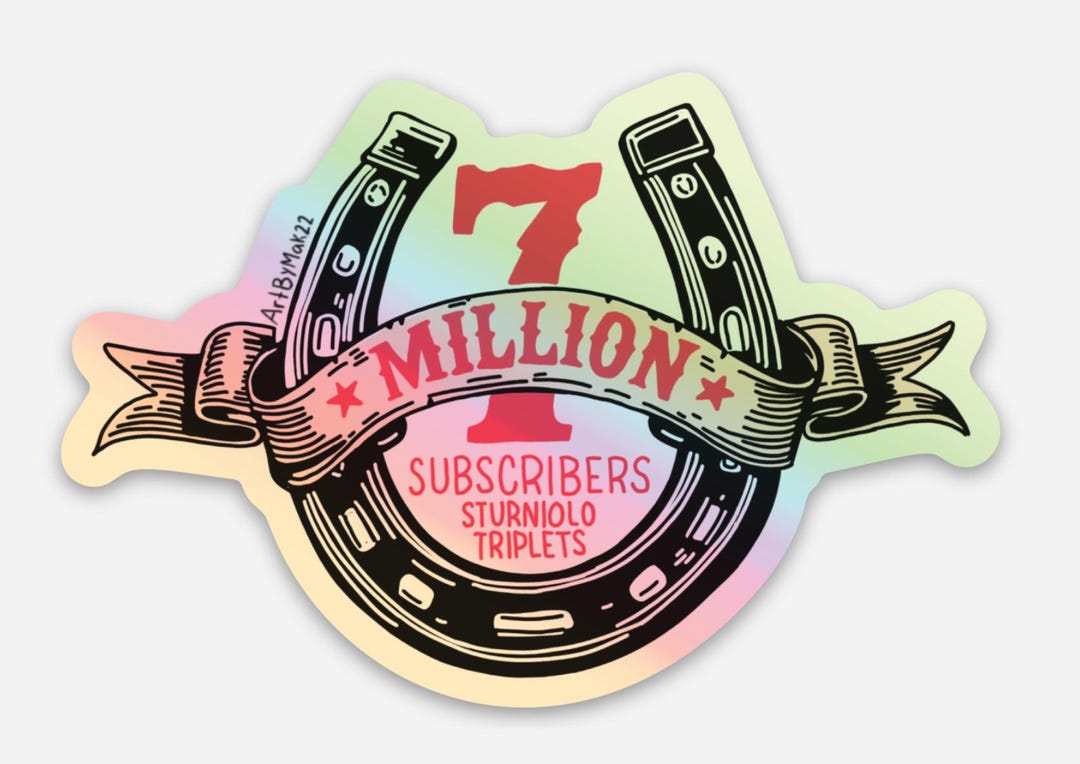 Sturniolo Triplets Holographic Waterproof 7 Mil Merch Logo Sticker ...