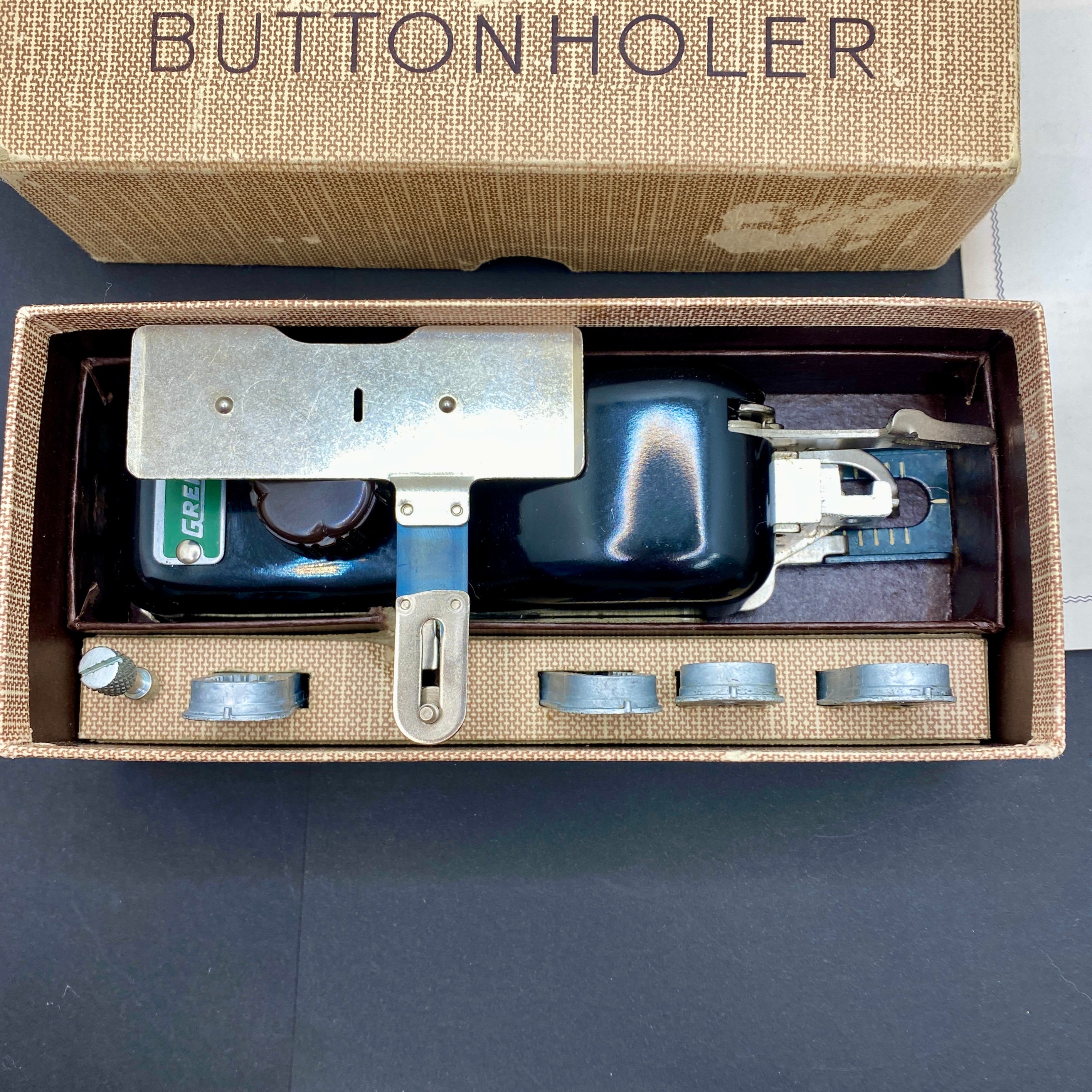 Vintage Greist Products Rotary Buttonholer / Vintage Sewing Machine ...