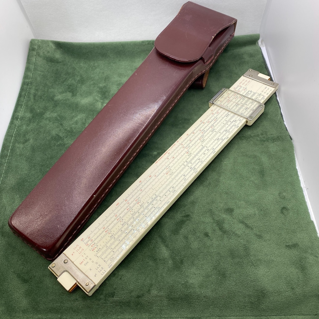 Vintage Sun Hemmi Japan FL Slide Rule With Leather Case - Etsy