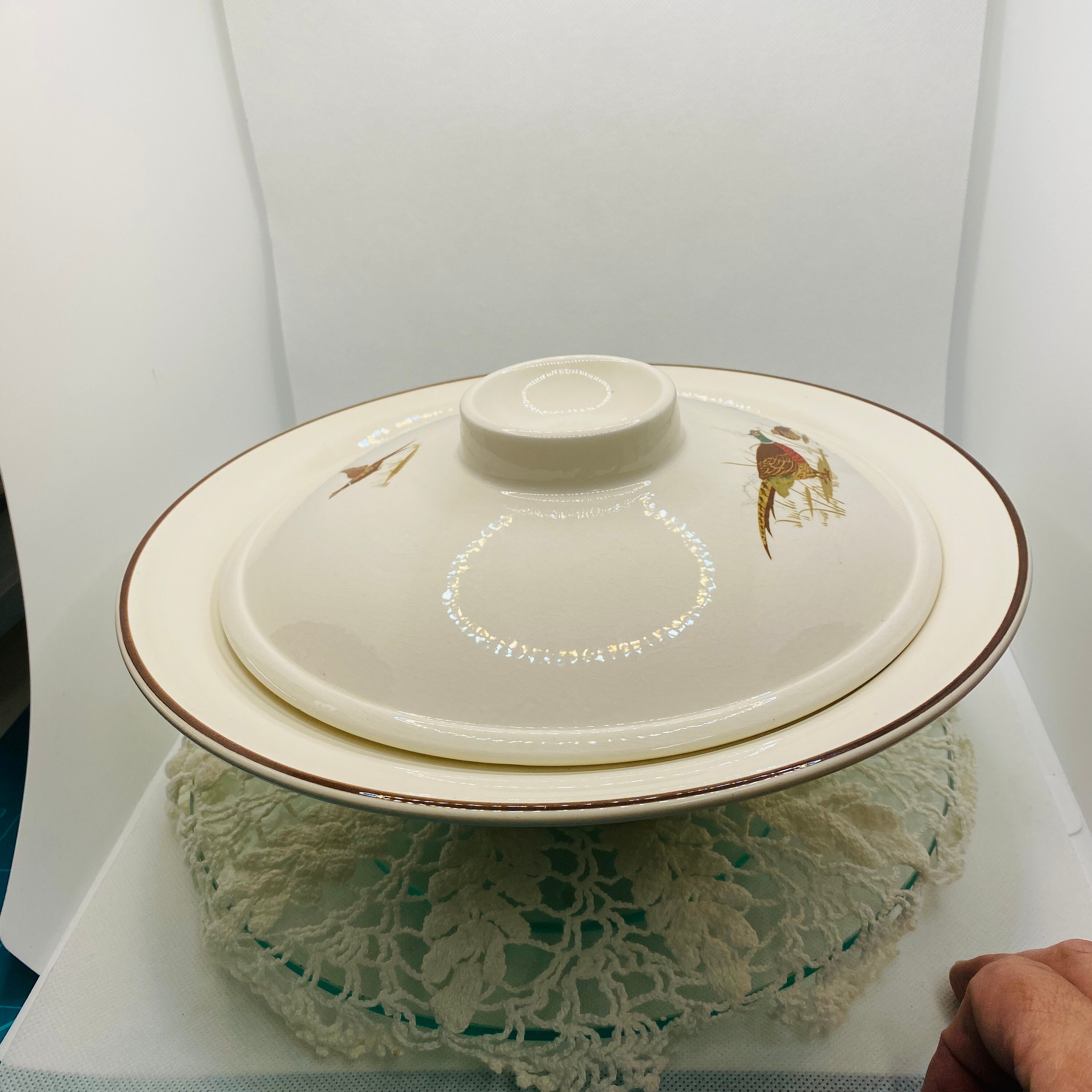 Vintage Irish Arklow Honey Stone Pottery Plat de service - Etsy France