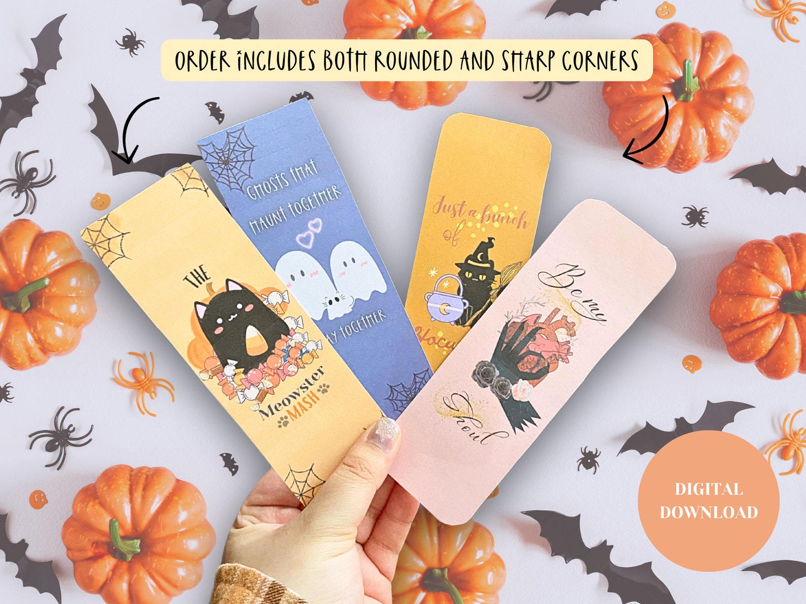 Spooky Halloween Bookmark Booklover Gift for Halloween Lover Spooky ...