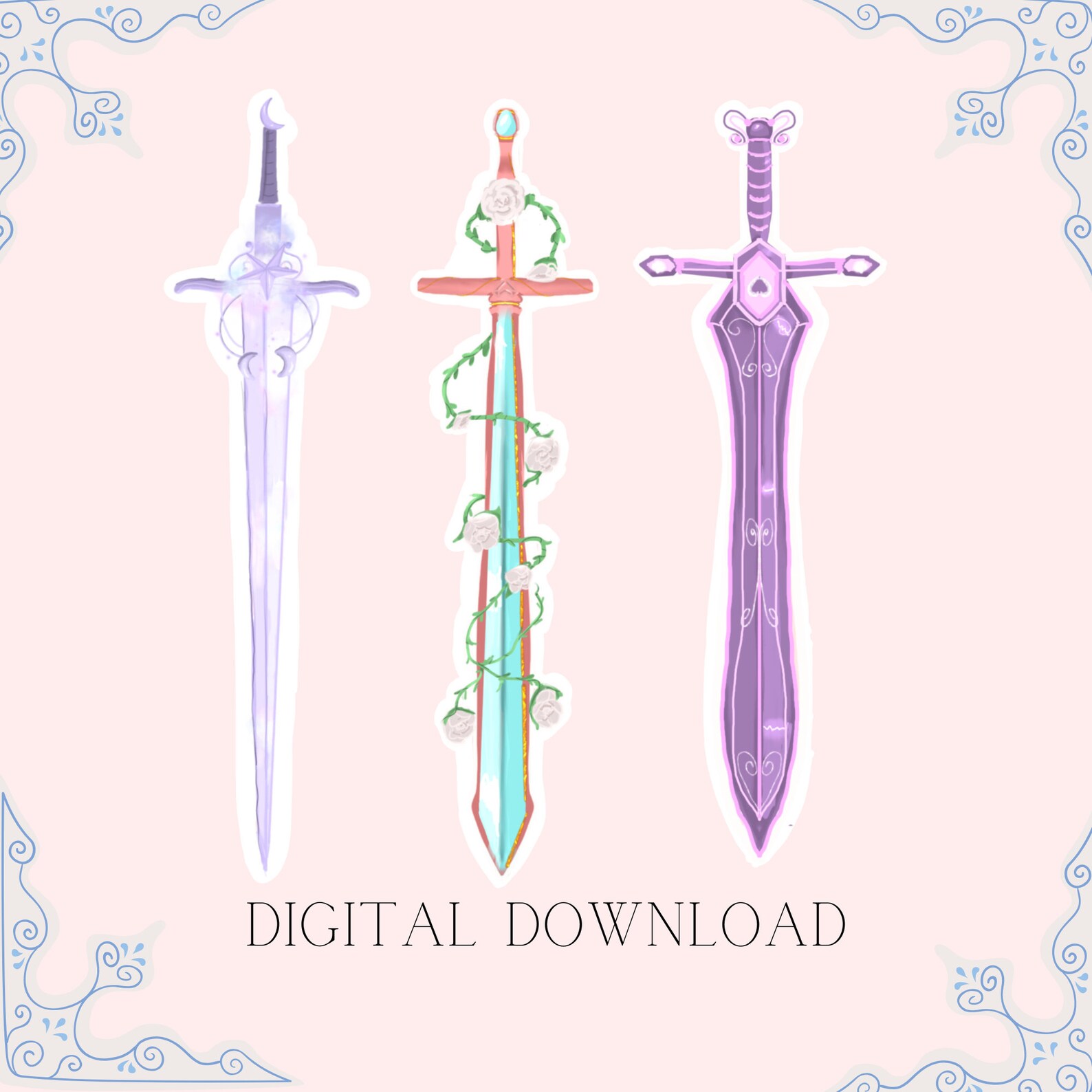 Magical Sword Bookmark Gift for Book Lovers Fantasy Lovers - Etsy