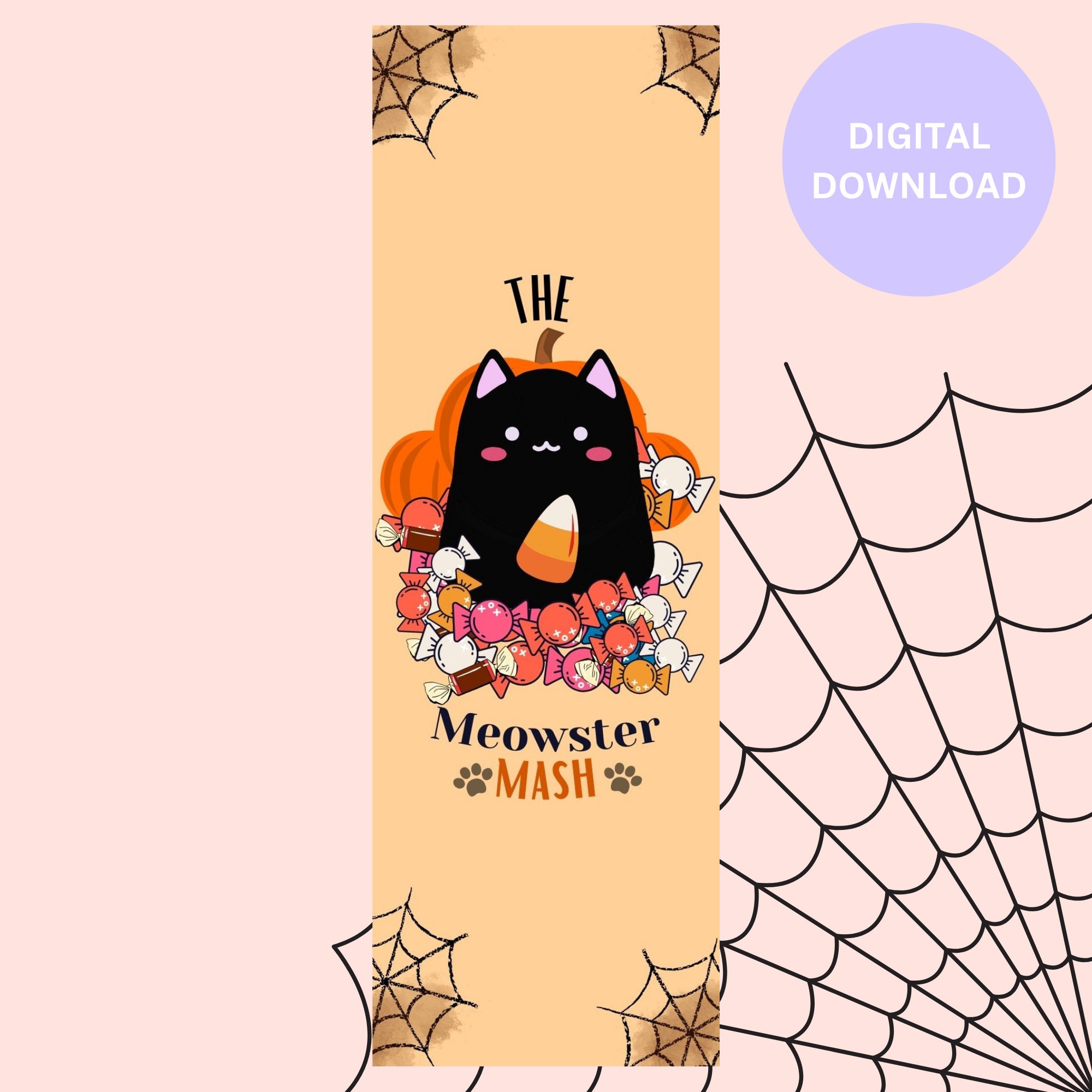 Spooky Halloween Bookmark Booklover Gift for Halloween Lover Spooky ...
