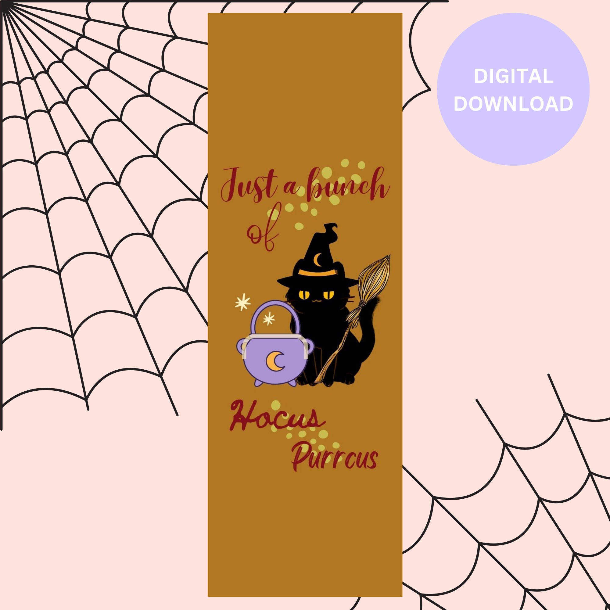 Spooky Halloween Bookmark Booklover Gift for Halloween Lover Spooky ...