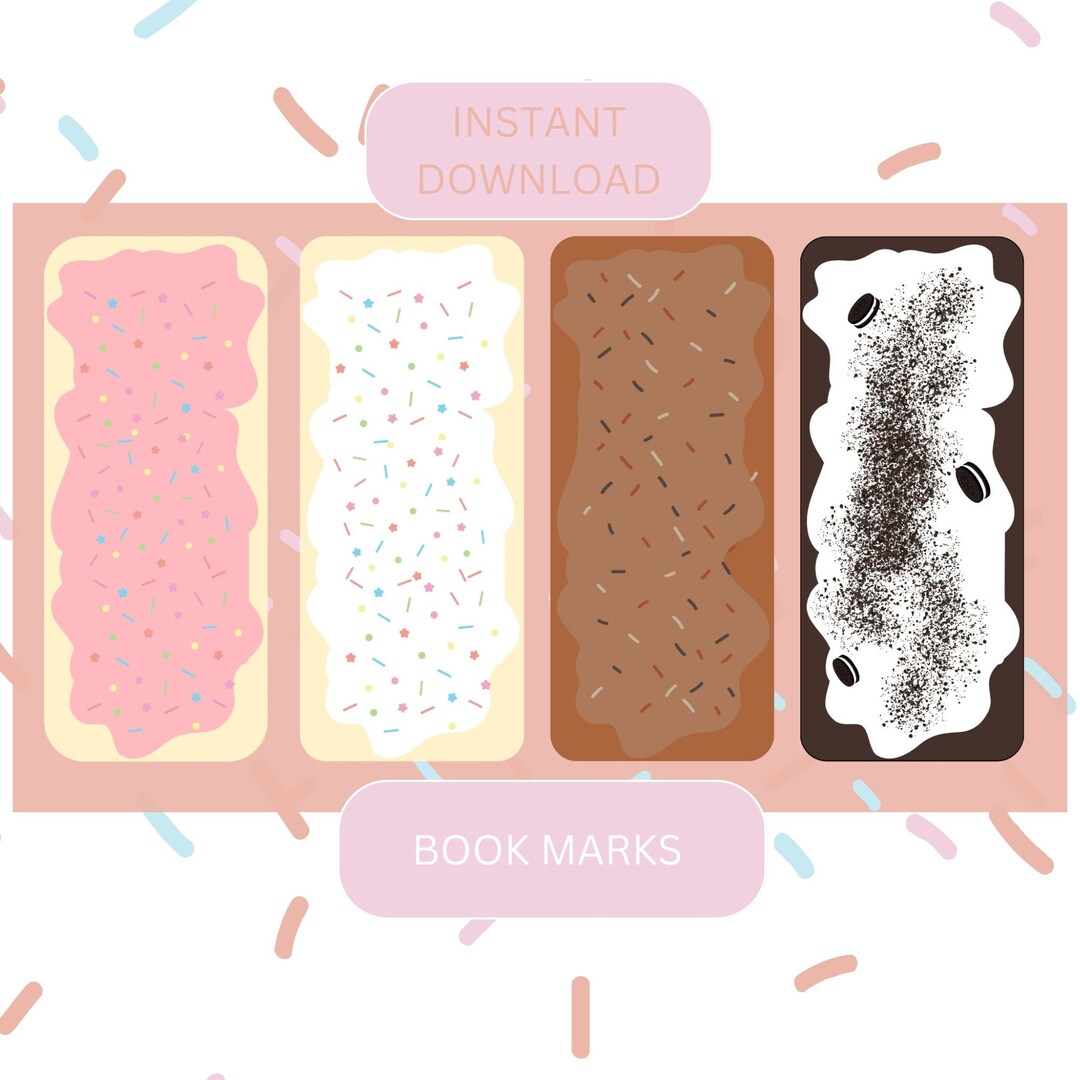 Cute Accessories for Your Book Toaster Pastry Bookmark Booklover Gift ...
