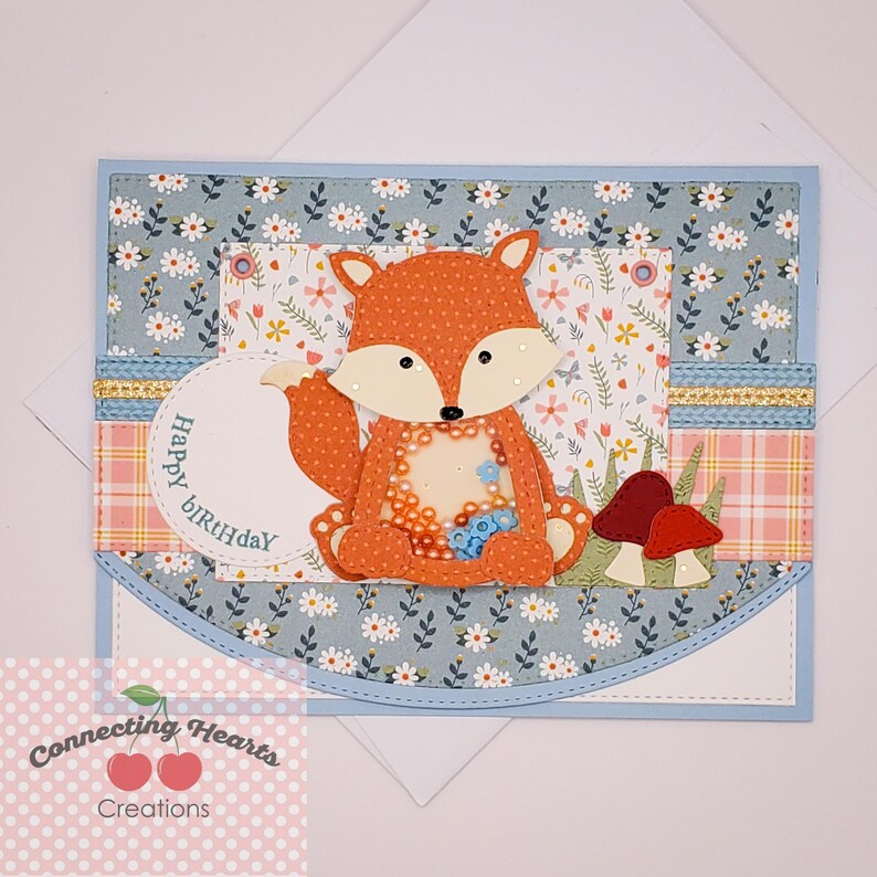 Greeting Card - Happy Birthday Fox - Etsy