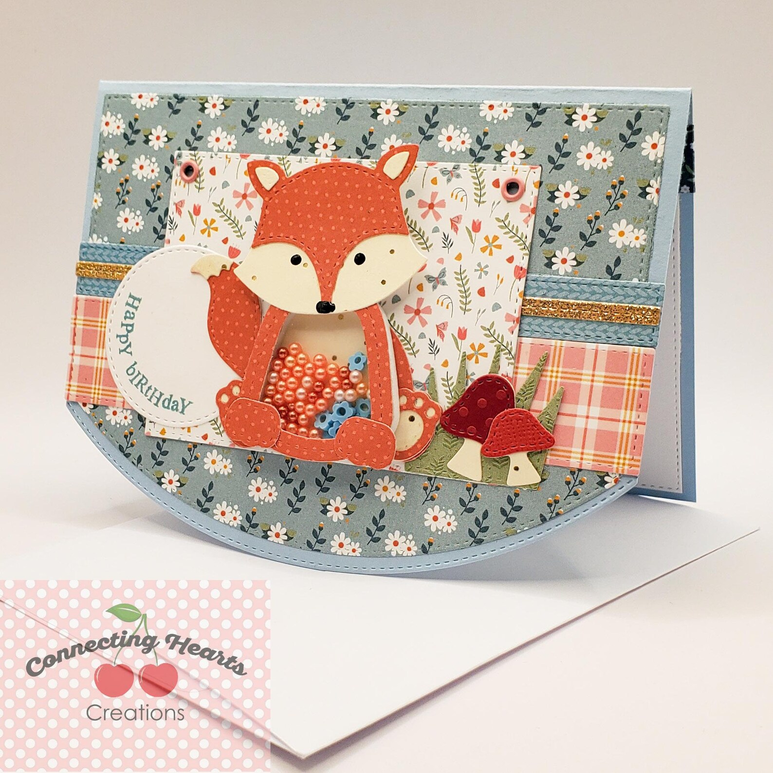 Greeting Card - Happy Birthday Fox - Etsy