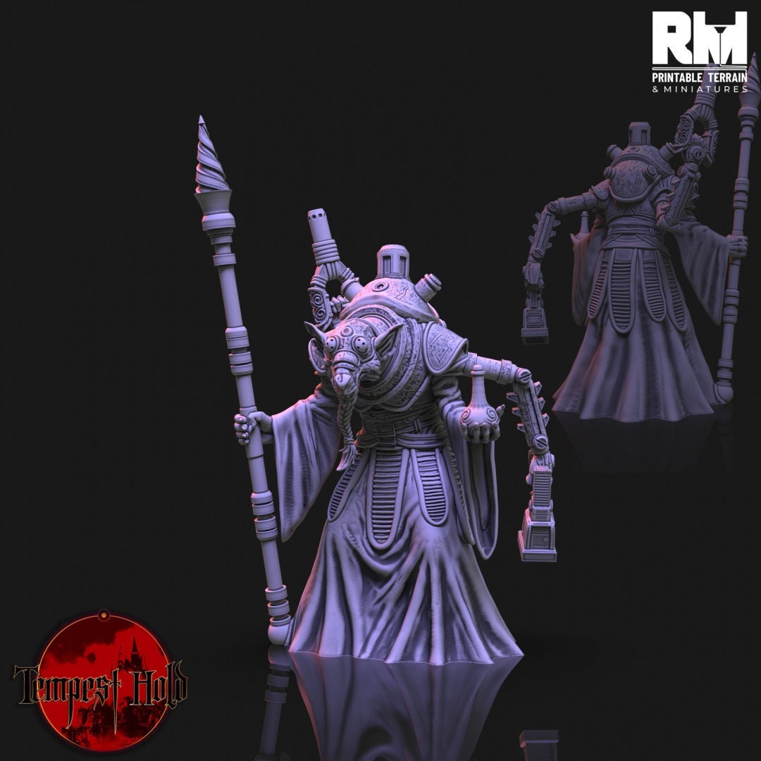 Ratman Engineer Miniature RM Printable Unpainted Tabletop RPG Mini 3D ...