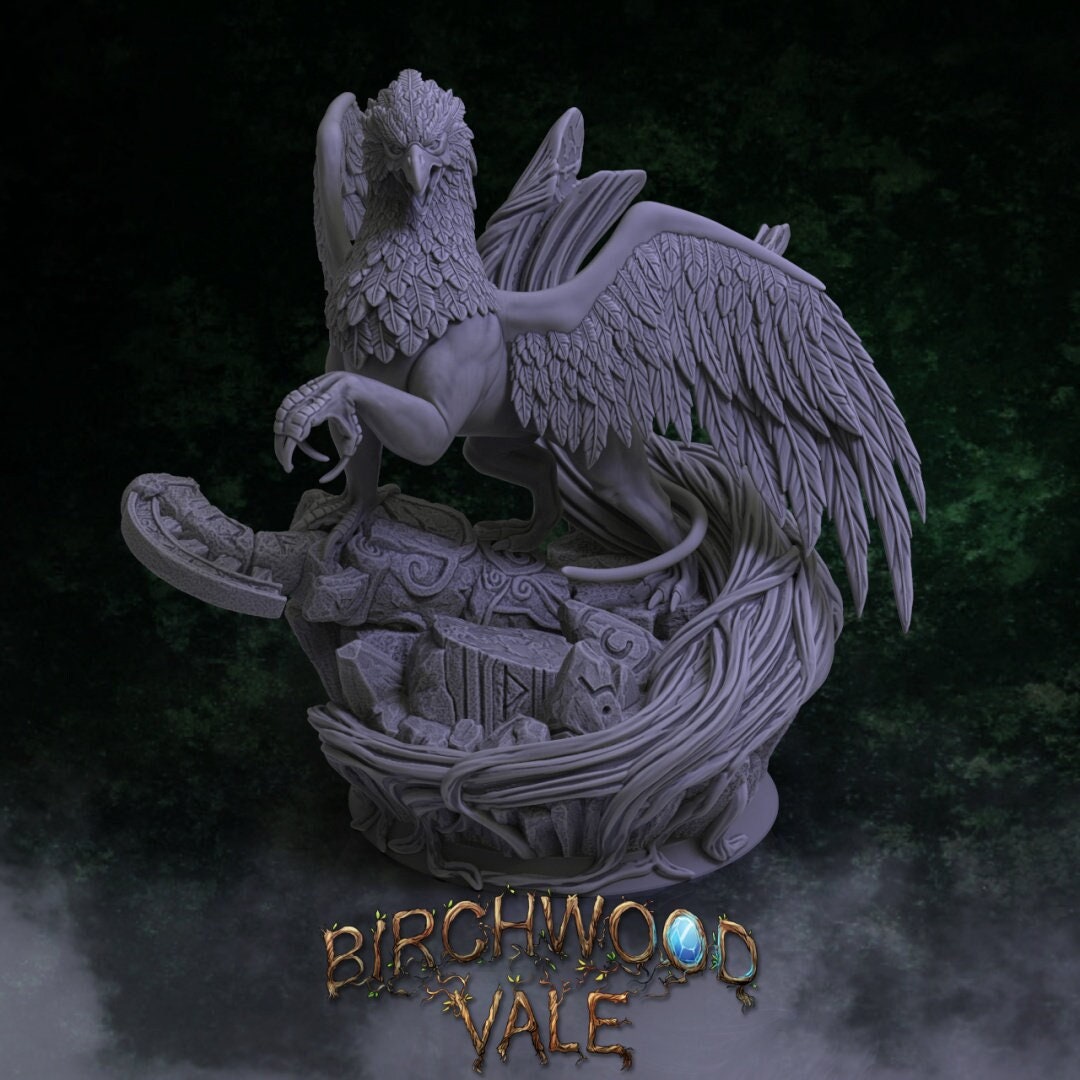 Ancient Griffon Miniature RM Printable Unpainted Tabletop RPG Mini 3D ...
