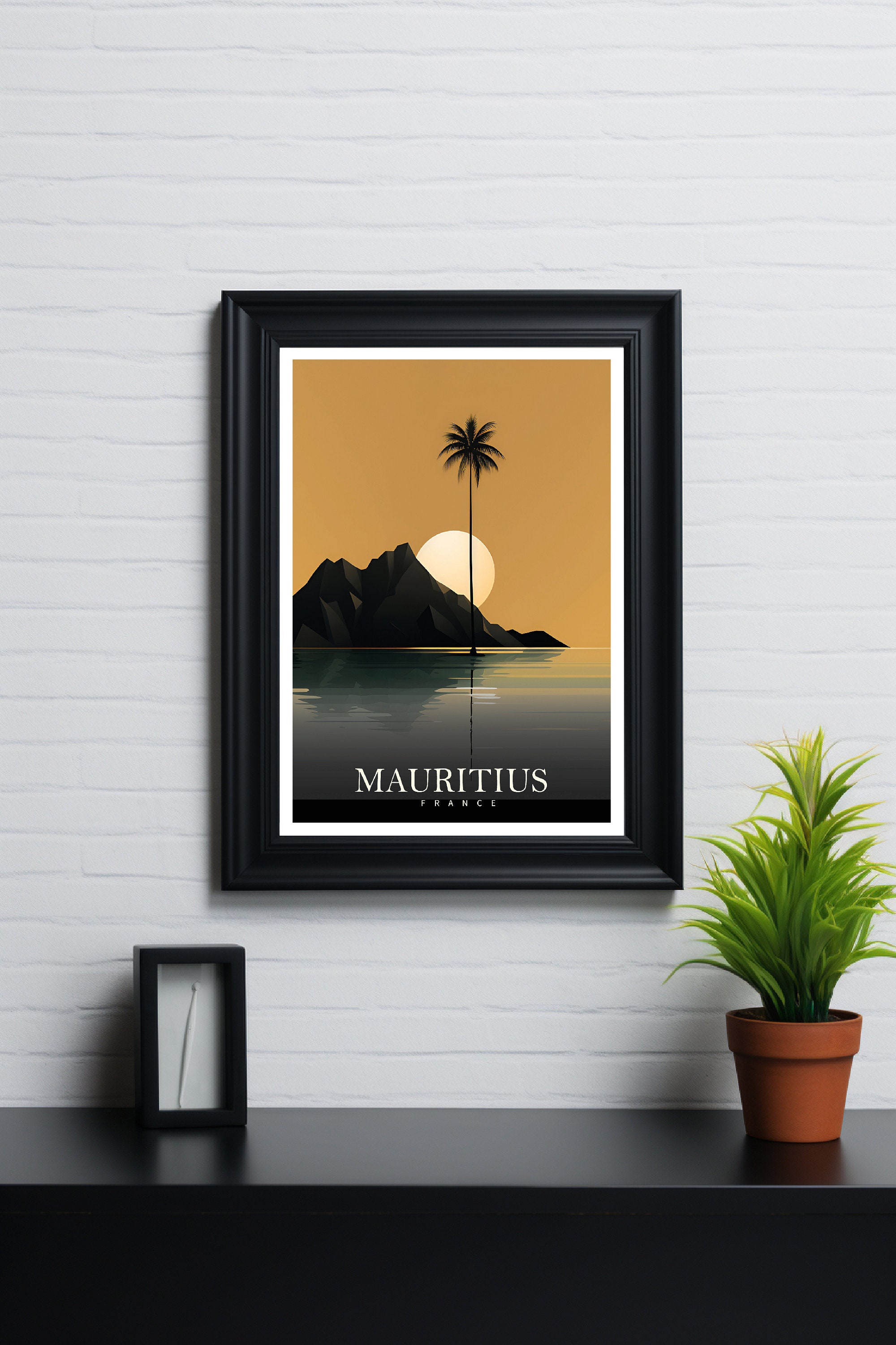 Mauritius Travel Print France Poster Art Print Travel - Etsy