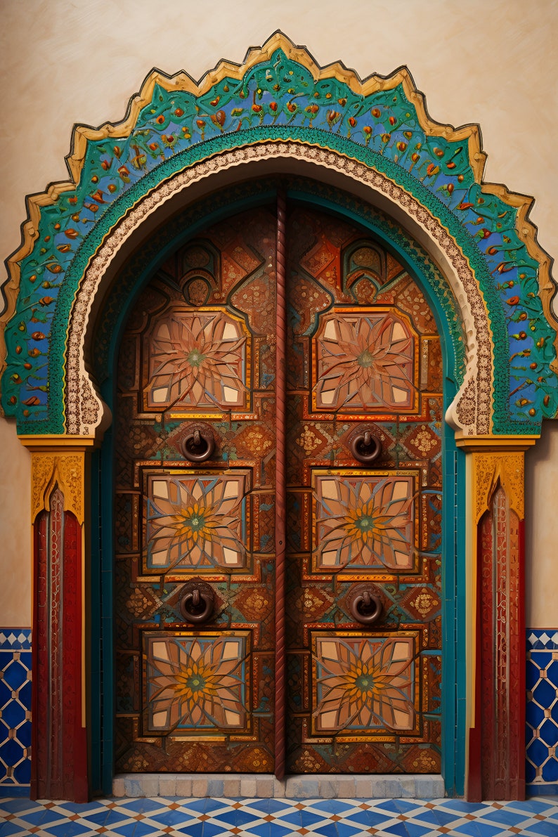 Set 9 Posters Portes Du Maroc Collection 9 Posters Du Maroc Morocco ...