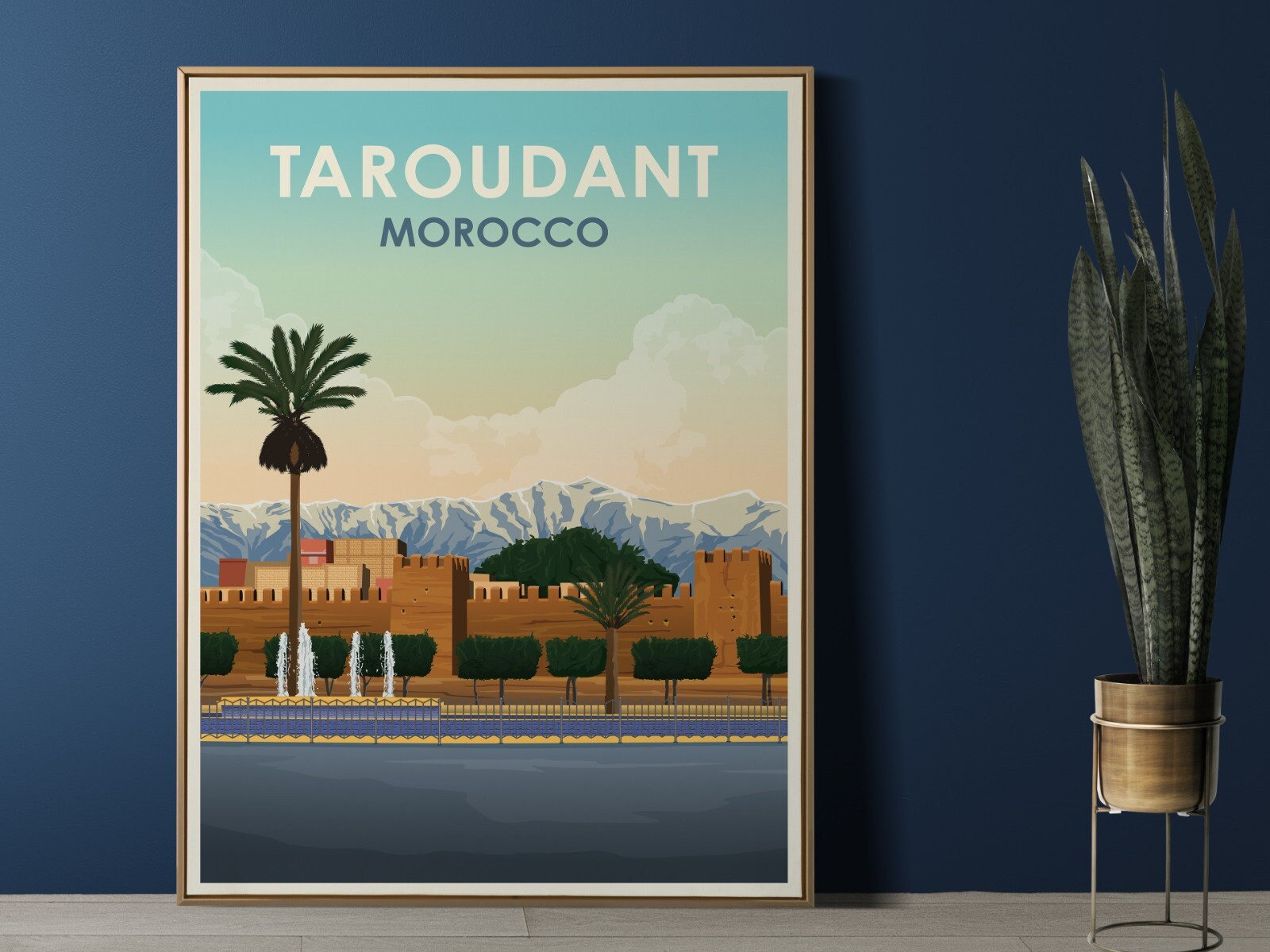 Set of 3 Posters of Morocco Collection of 3 Vintage Morocco Posters ...