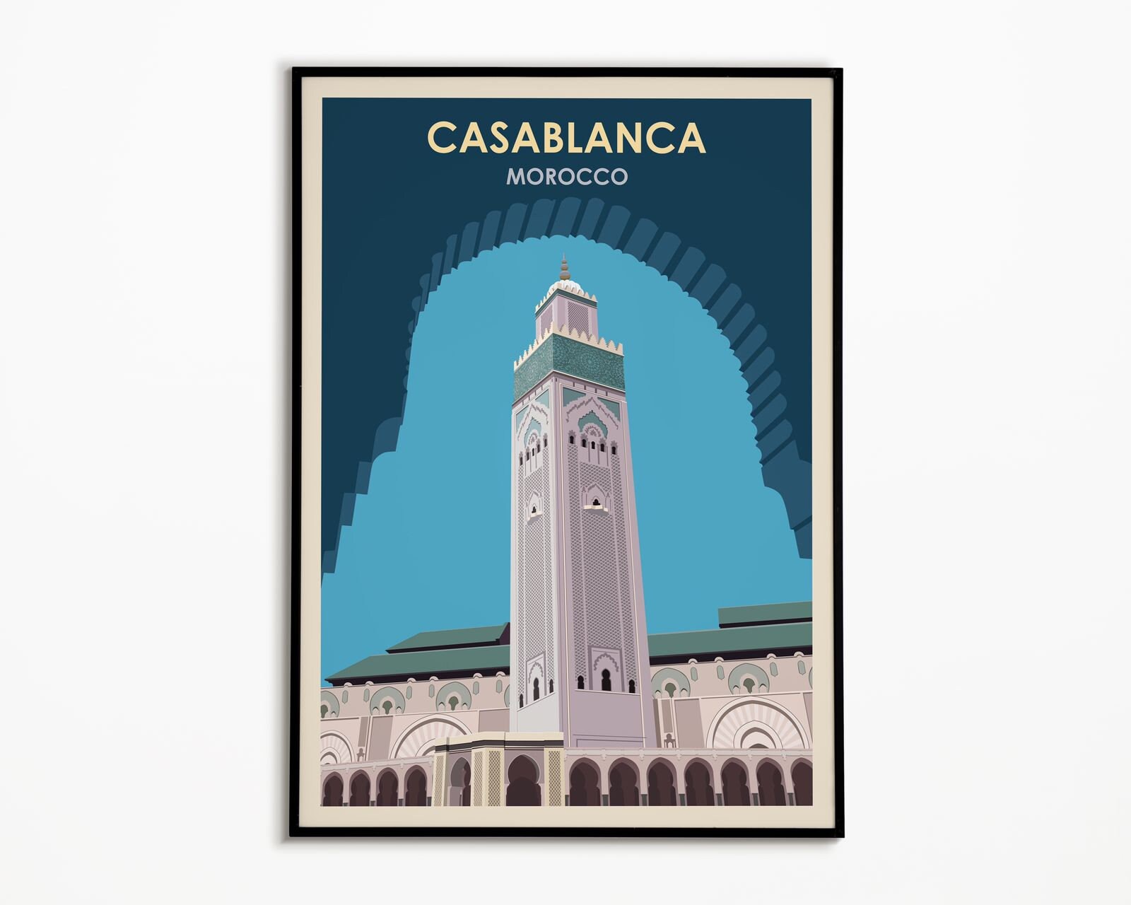 Set 9 posters du Maroc - Collection 9 Posters vintage Maroc - Morocco ...