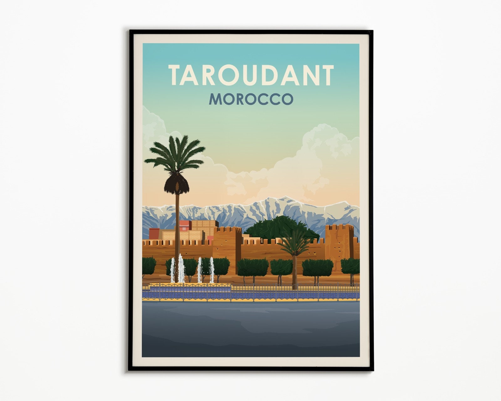 Set of 3 Posters of Morocco Collection of 3 Vintage Morocco Posters ...