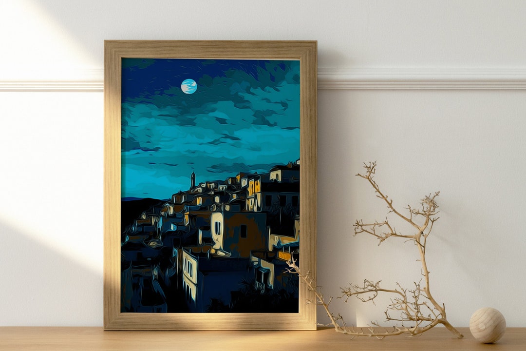 Painting of Tangier poster of Morocco Morocco Painting Illustration ...