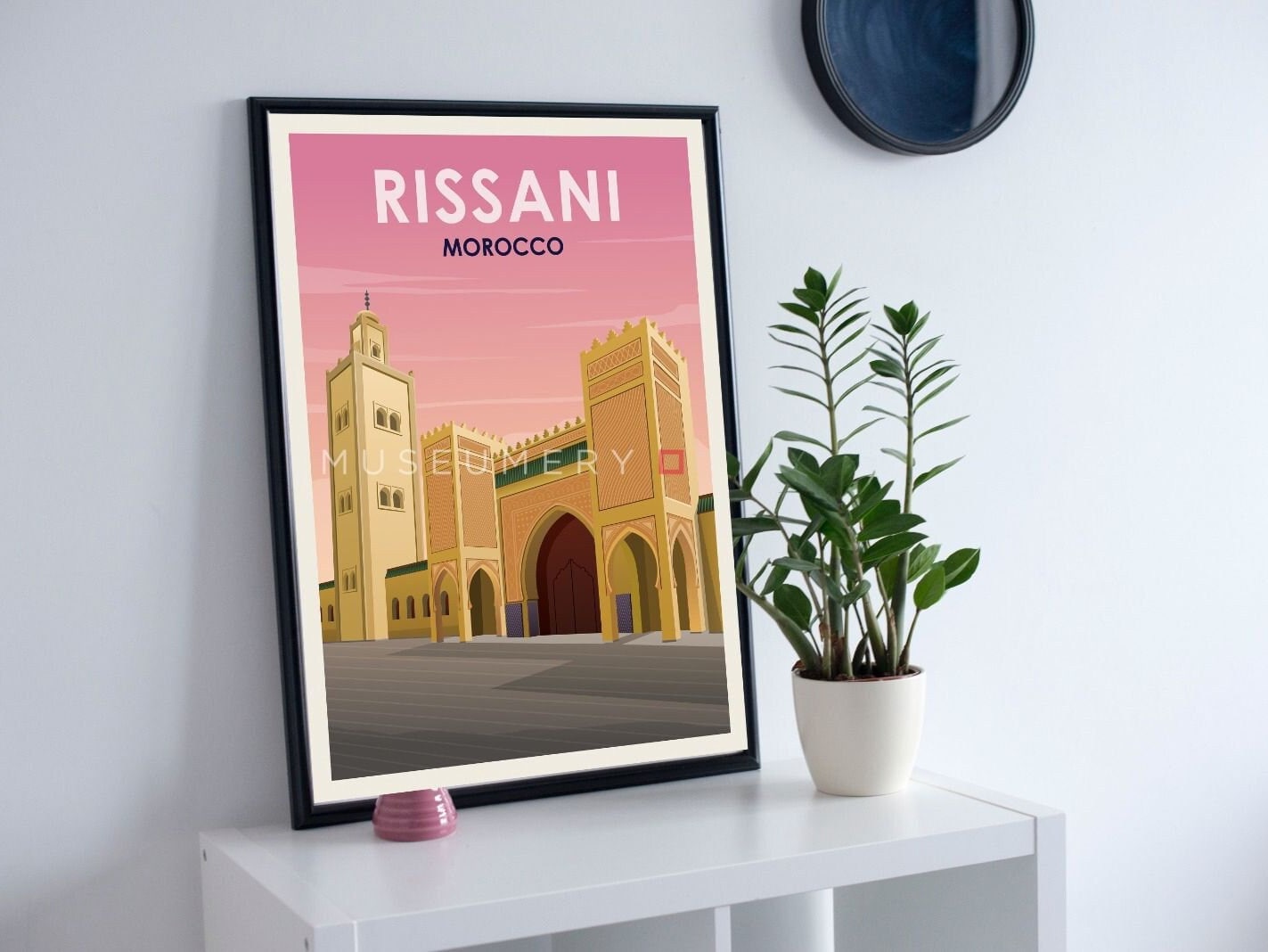 Morocco Painting Morocco Poster Morocco Illustration Errachidia Poster ...