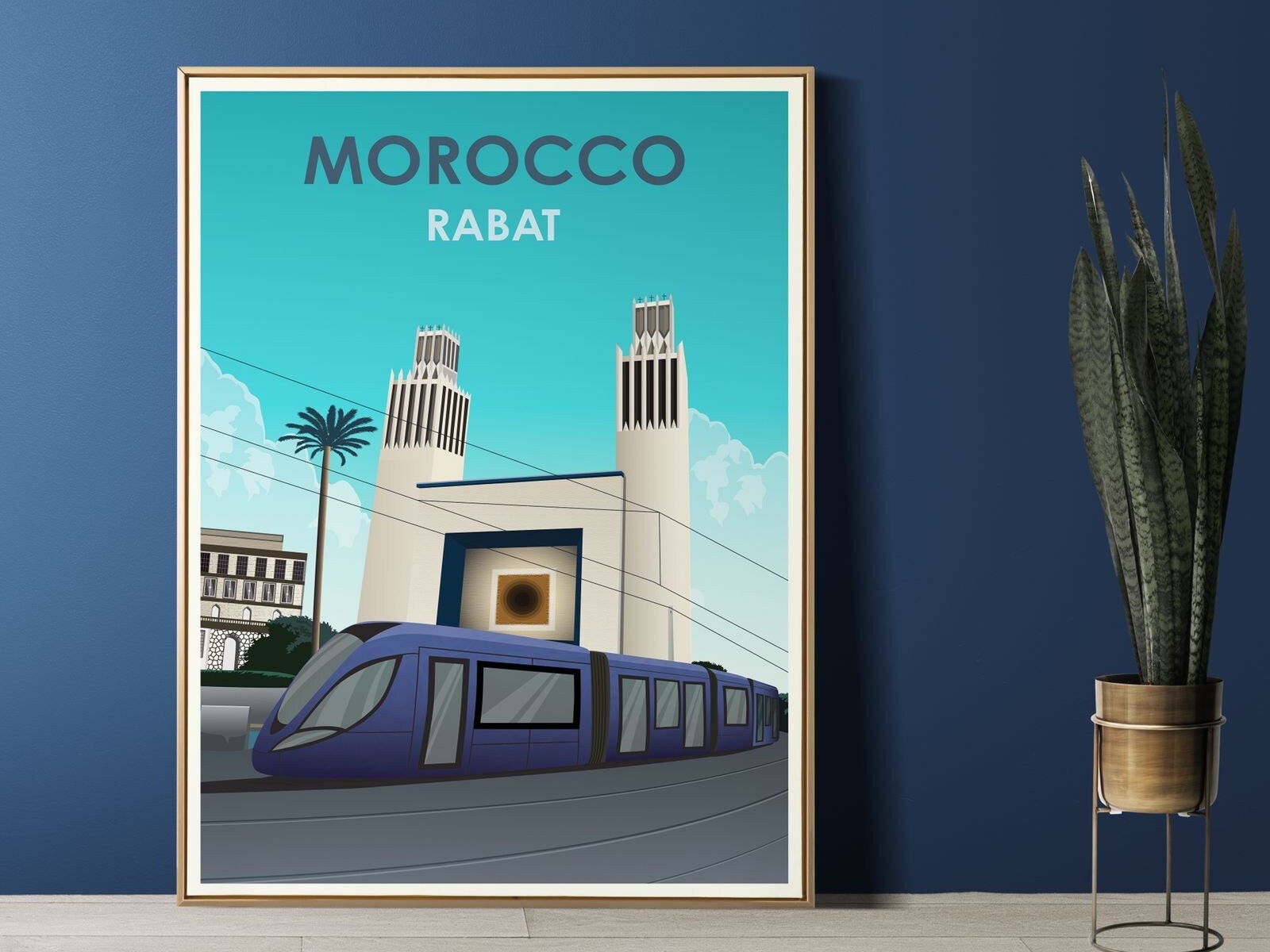 Set 3 Morocco Posters Home Decor Wall Art Morocco Painting Wall Art ...