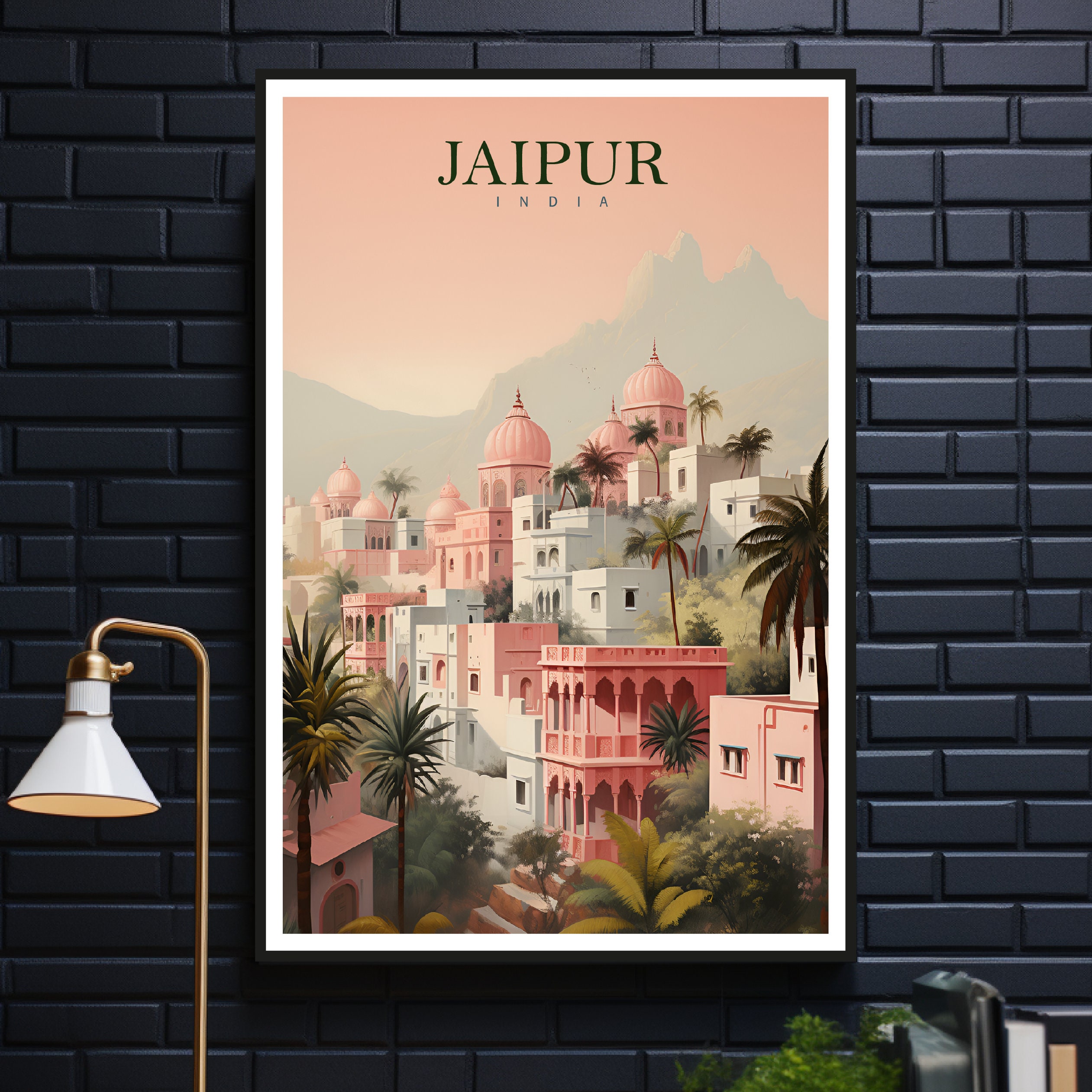 Jaipur Travel Print Jaipur Poster India Art Print Travel Print Travel ...
