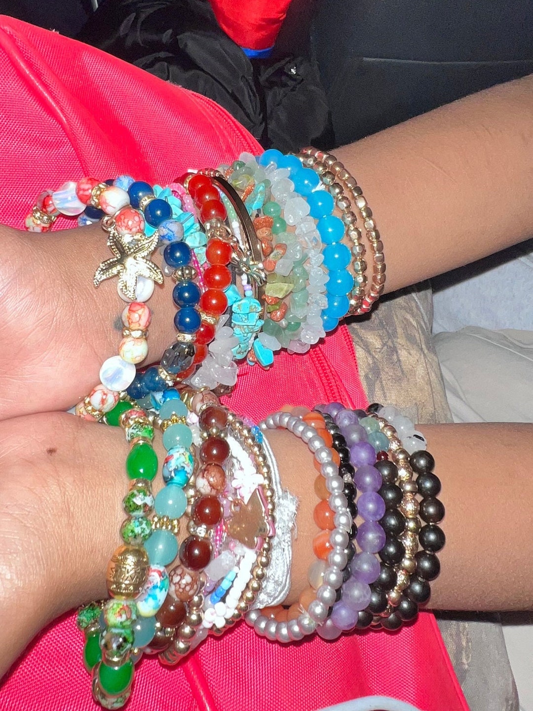 Crystal & Gemstone Bracelets - Etsy
