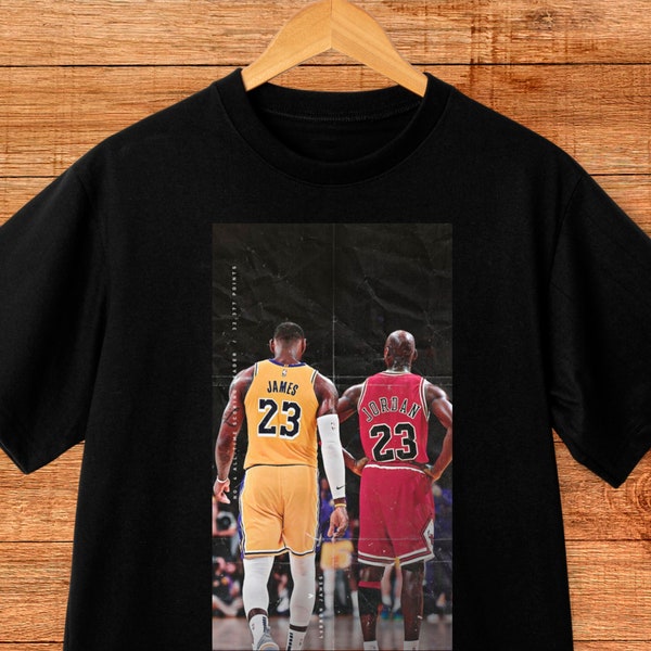 Michael Jordan and Lebron James Shirt - Etsy