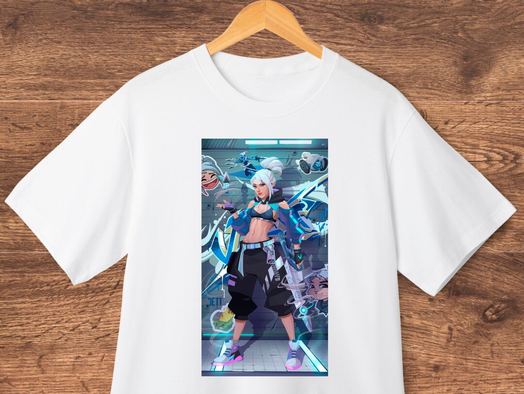 Valorant Jett Shirt Valorant T Shirt Jett Tee Video Game Etsy