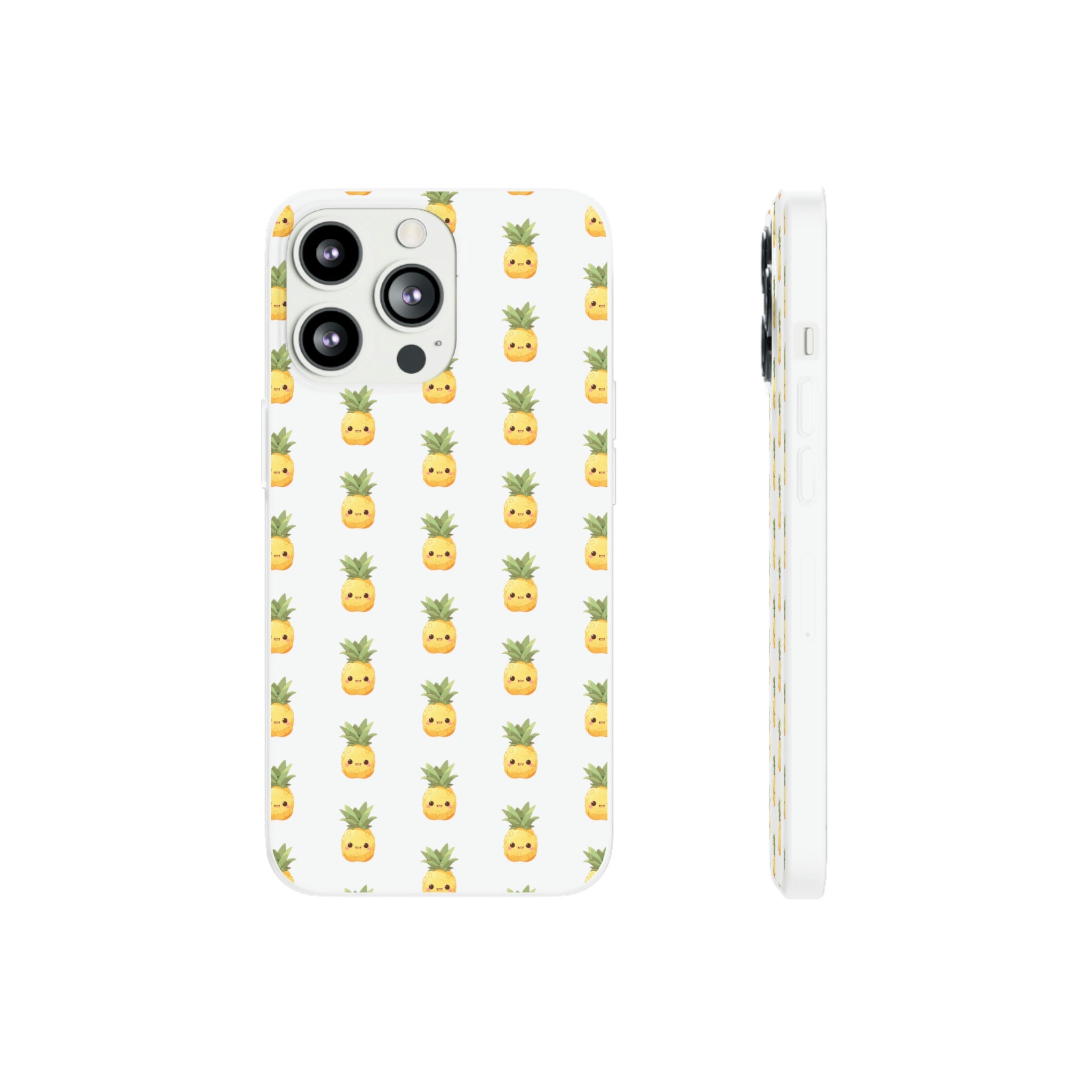 Cute Kawaii Pineapple Flexible Phone Case Cute Phone Case Kawaii Modern ...