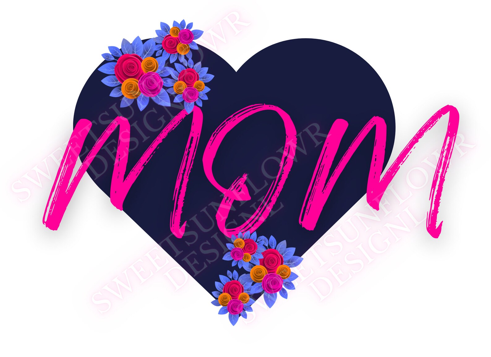 Mom Png, Mothers Day Png, Mommy Png, Heart Png, Flowers Png ...
