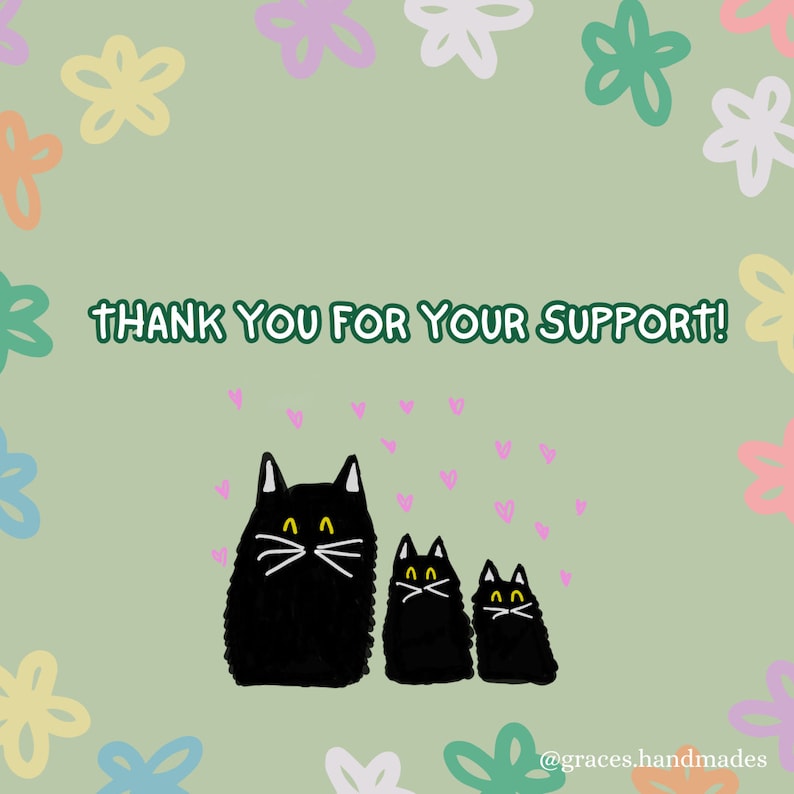 Maud Lewis' Three Black Cats Crochet Sweater Pattern Individual Pattern ...