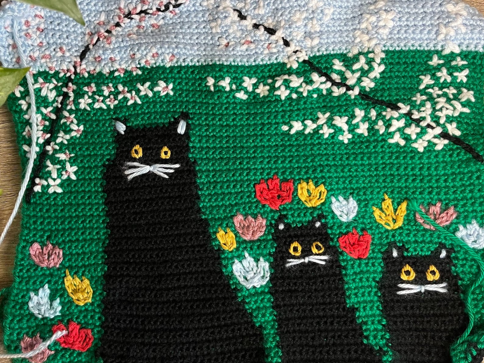 Maud Lewis' Three Black Cats Tapestry Crochet Pattern - Etsy