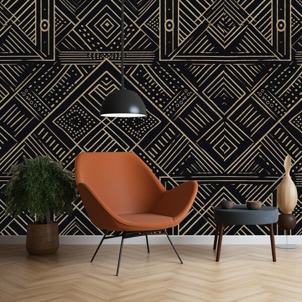 African Print Wallpaper - Etsy