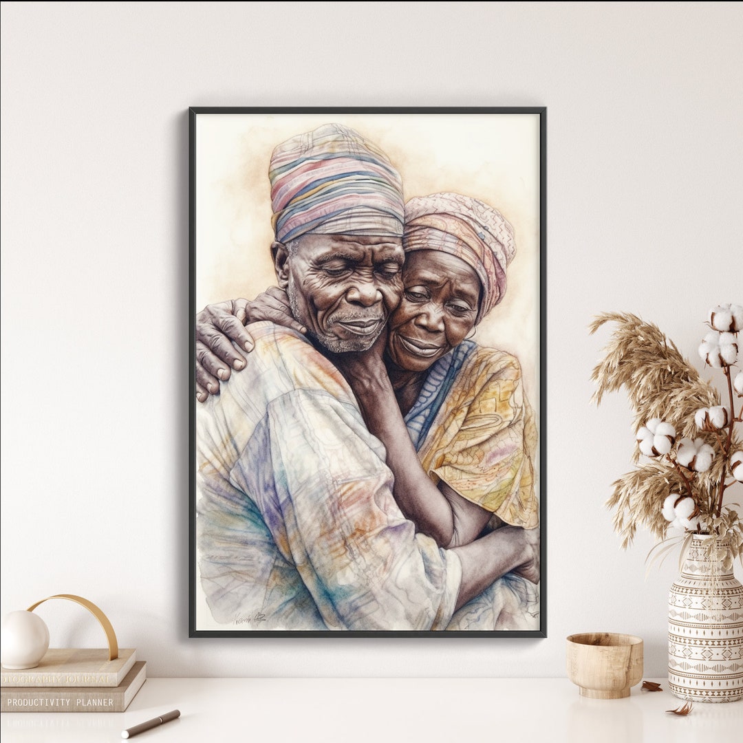 Ifunanya Wall Art Igbo Watercolor Illustration Nigerian - Etsy