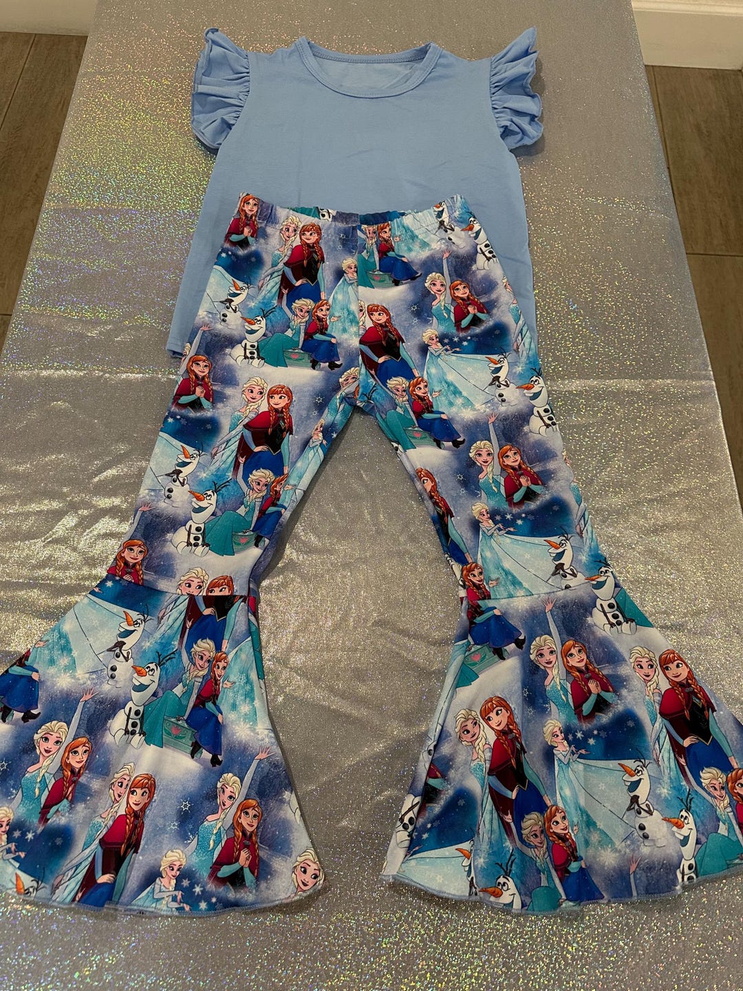 Elsa, Anna, Olaf, Frozen Inspired Pant Set - Etsy