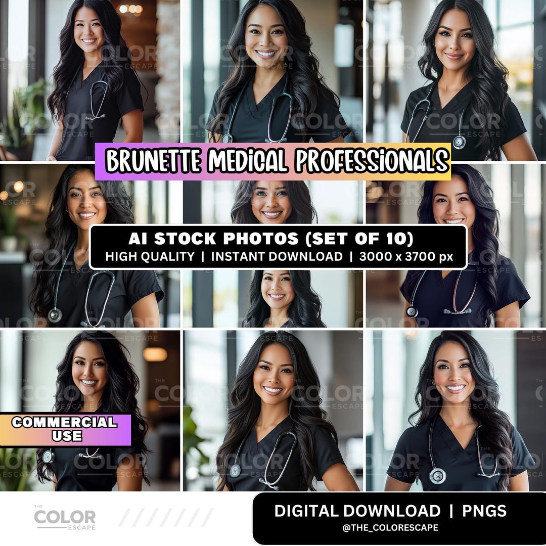 10 Female Nurse Art Stock Photos, Professional Healthcare Portrait ...