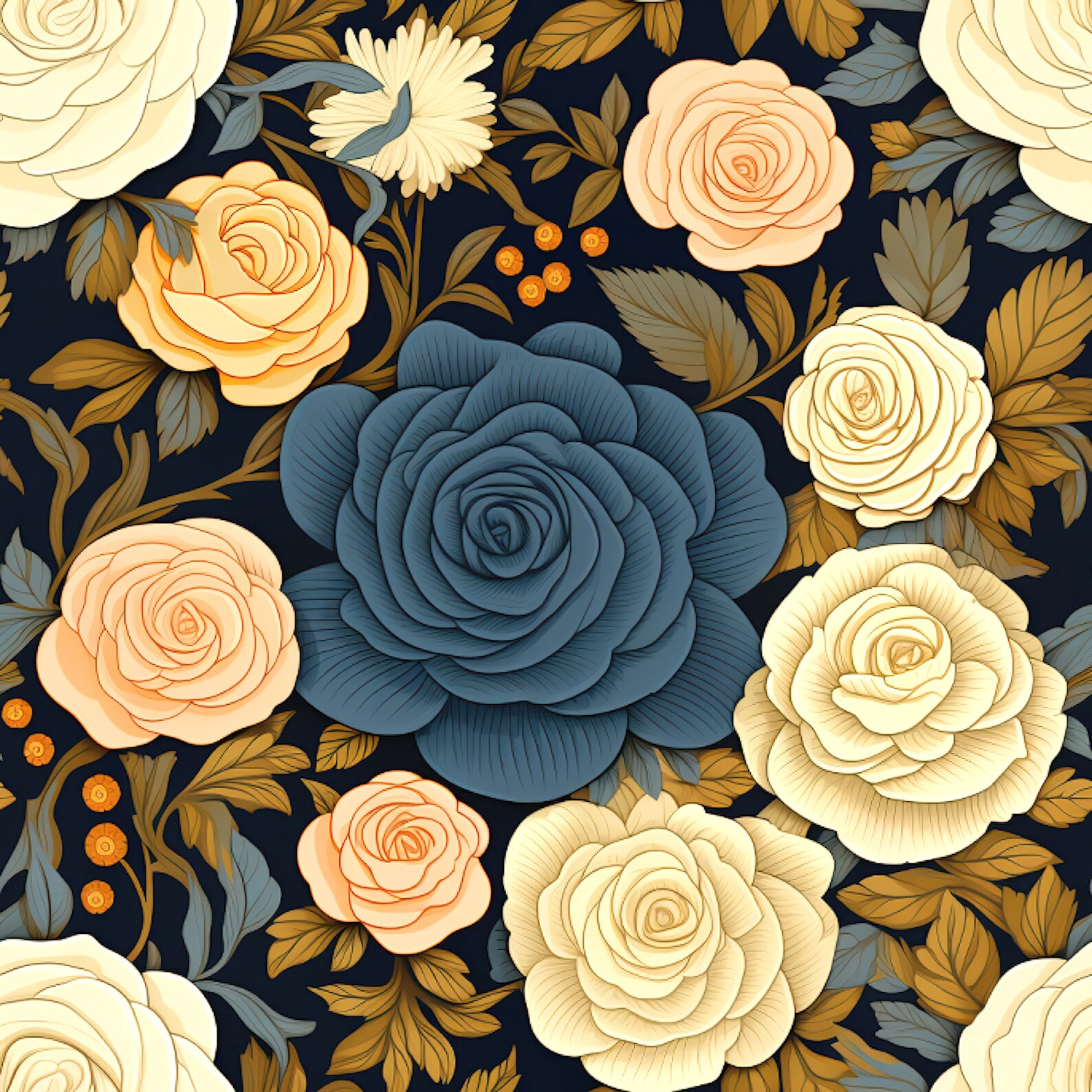 18 New Boho Vintage Rose Patterns, William Morris, Flower Wallpaper, New Traditional, Eclectic ...