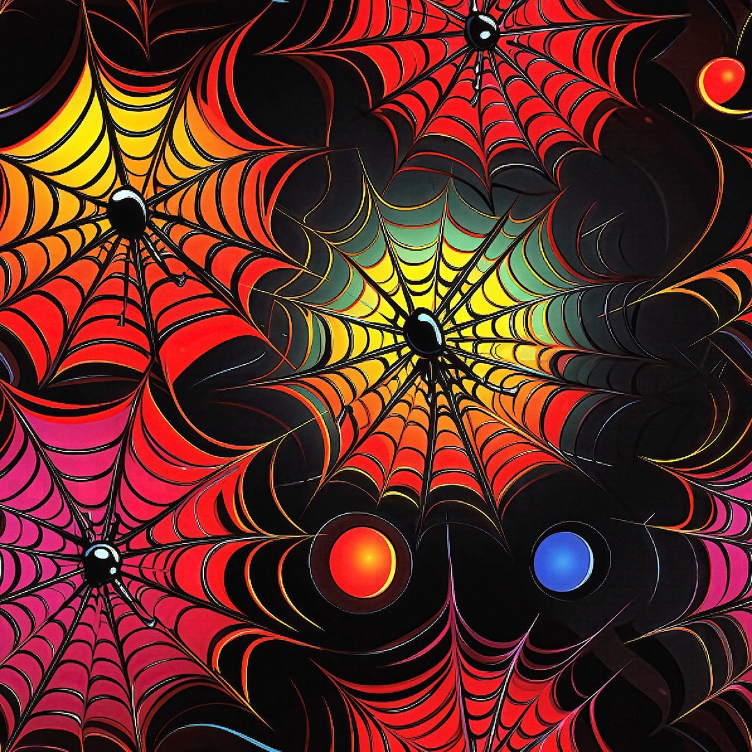 Spooky Spider Webs Halloween Wallpaper Halloween Bundle - Etsy