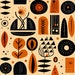 30 Retro Earth Tone Patterns, Urban Bohemian, Boho Chic, Vintage ...