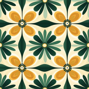 16 Retro Mid-century Modern Patterns, Maximalist Home Makeover, Vintage ...