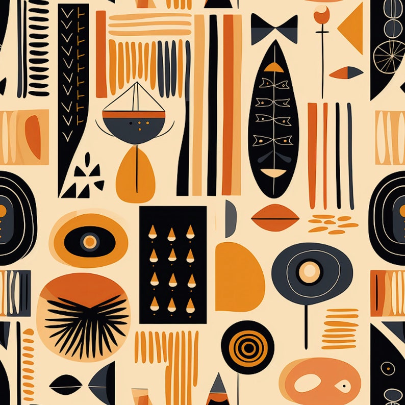 30 Retro Earth Tone Patterns, Urban Bohemian, Boho Chic, Vintage ...