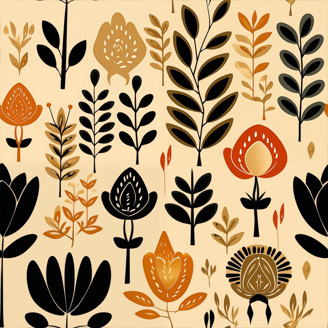 15 Retro Earth Tone Patterns, Urban Bohemian India Designs, Vintage ...