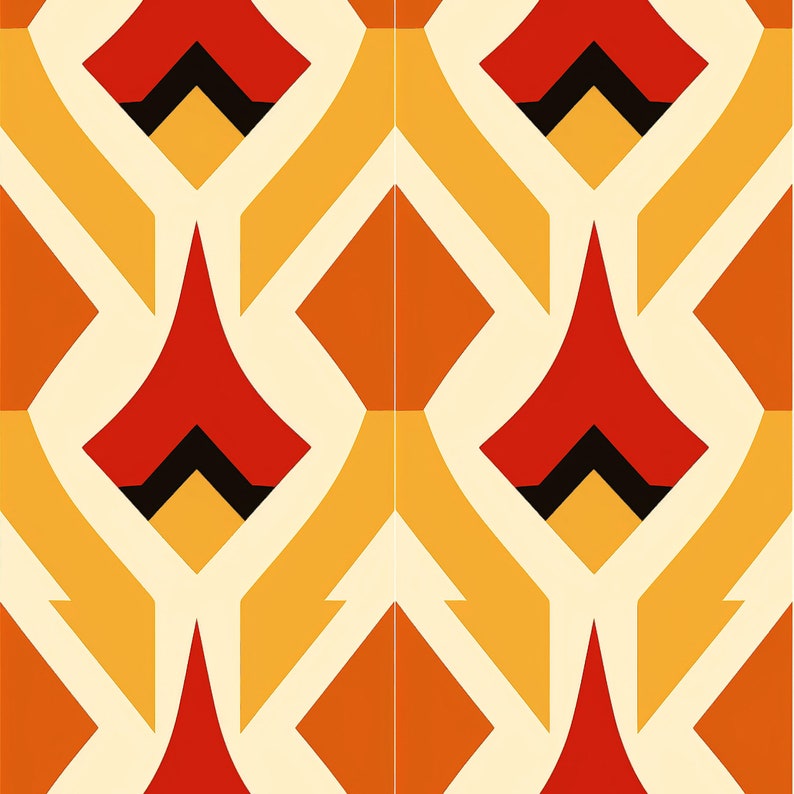 20 Mid-century Modern Abstract Patterns, Retro Designs, Vintage ...