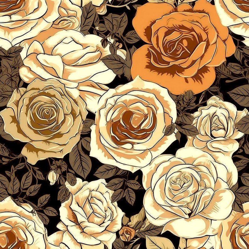 18 New Boho Vintage Rose Patterns, William Morris, Flower Wallpaper, New Traditional, Eclectic ...