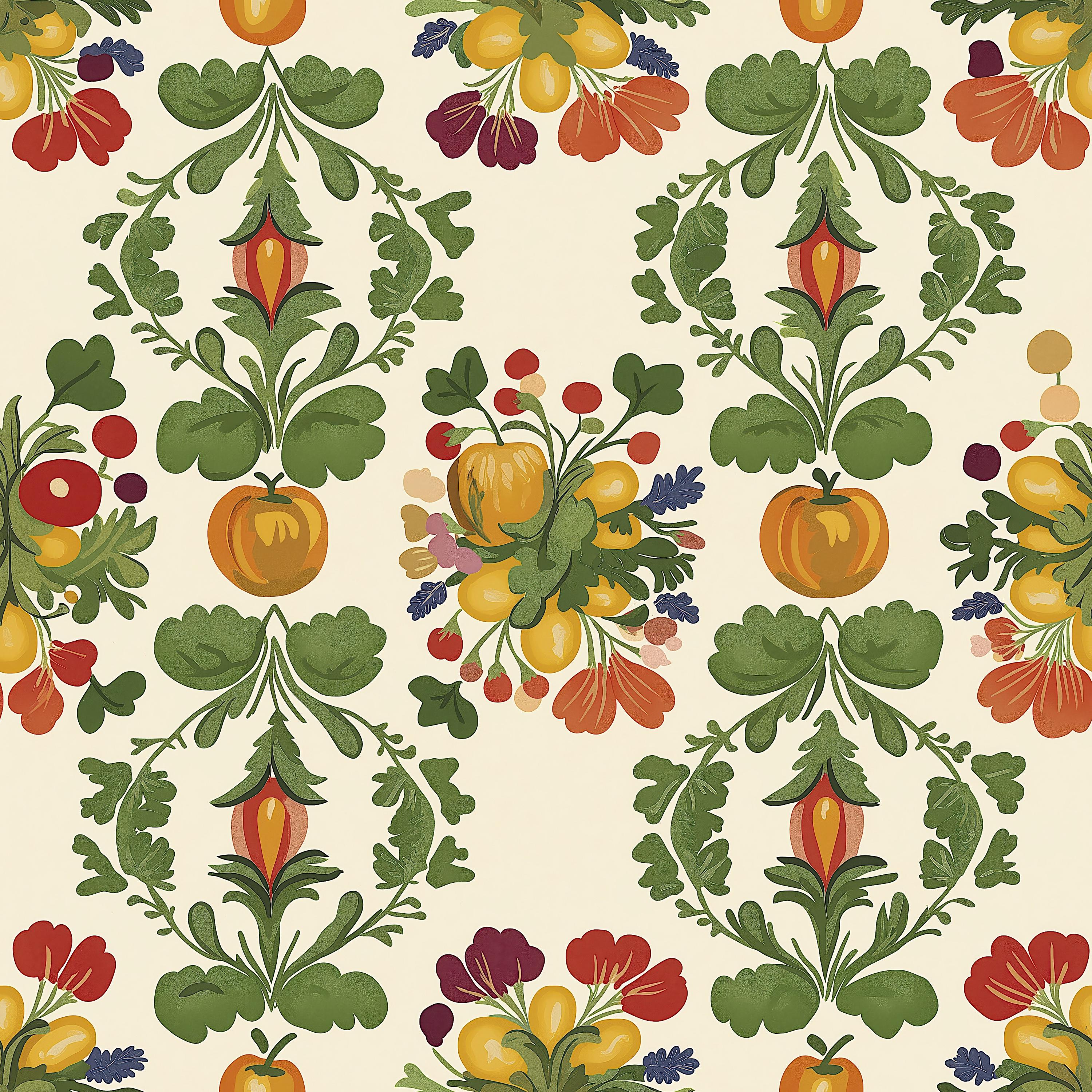 20 Vegetable Art Digital Patterns, Healthy Veggie Design, Body ...
