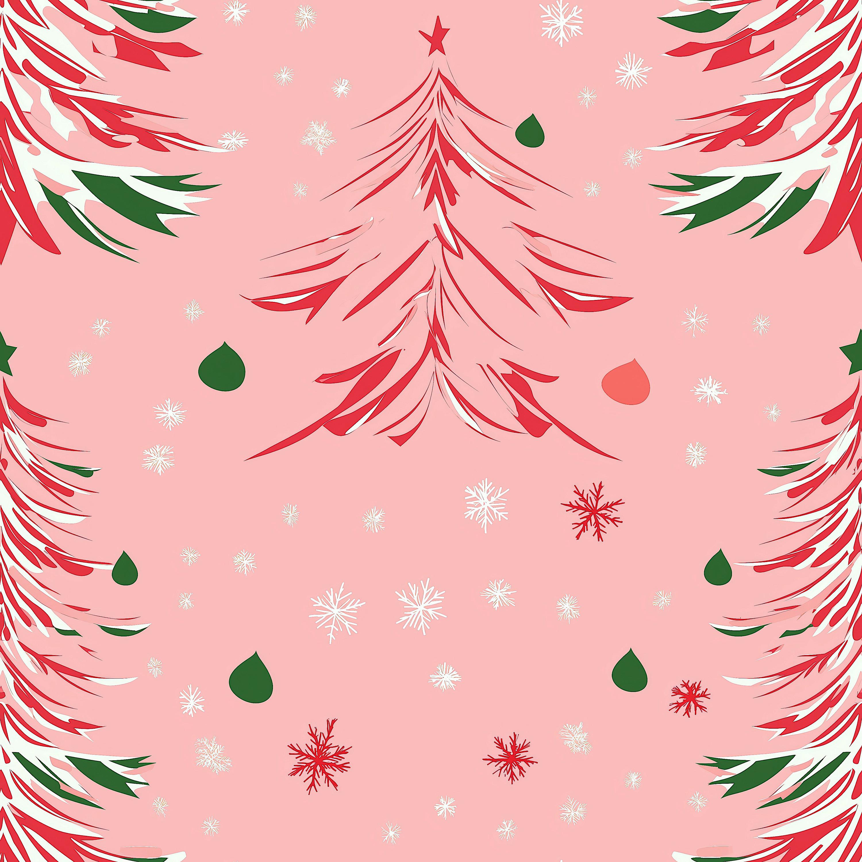 25 Abstract Christmas Patterns, Pink Holiday Designs, Christmas Gallery ...