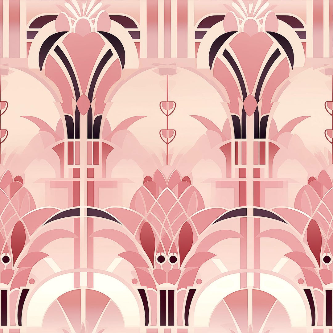 24 Valentine's Day Great Gatsby Digital Patterns, Art Deco Wallpaper ...