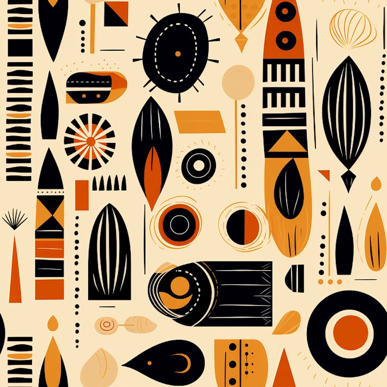 30 Retro Earth Tone Patterns, Urban Bohemian, Boho Chic, Vintage ...